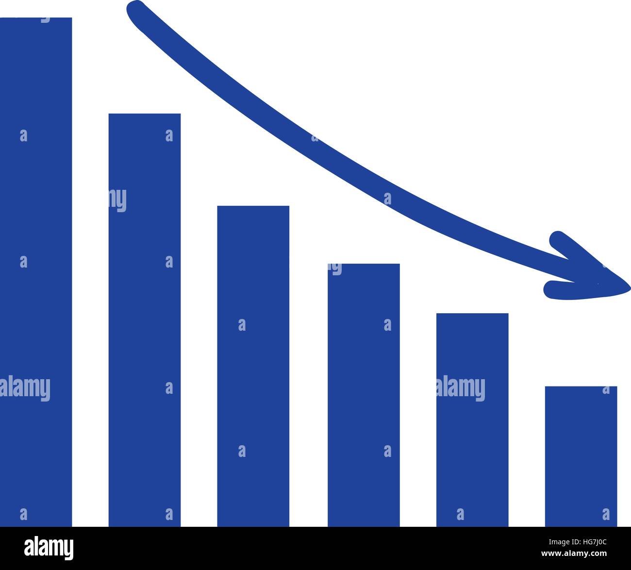 Falling numbers - charts Stock Vector Image & Art - Alamy