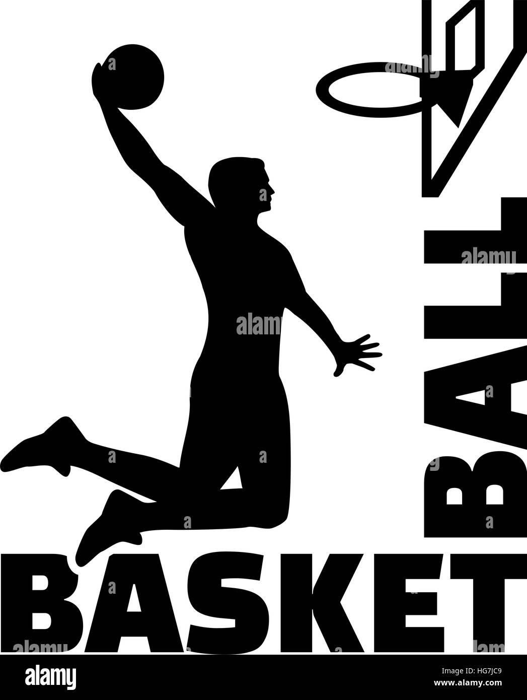 Basketball pictogram player Stock Vector Images - Alamy