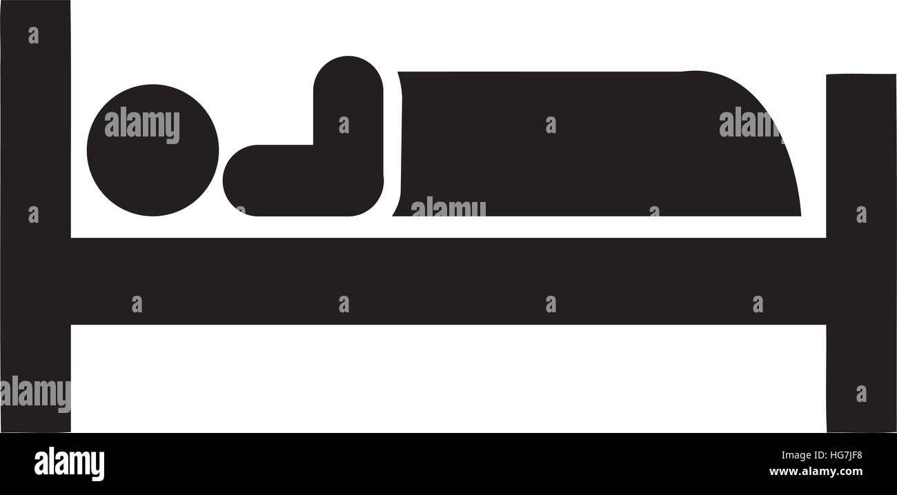 Sleeping pictogram hi-res stock photography and images - Alamy
