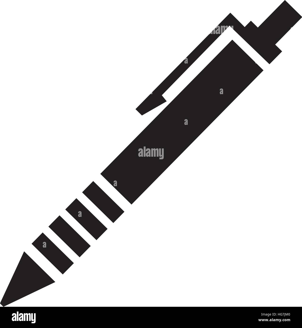 Biro ballpoint pen Stock Vector Images - Alamy