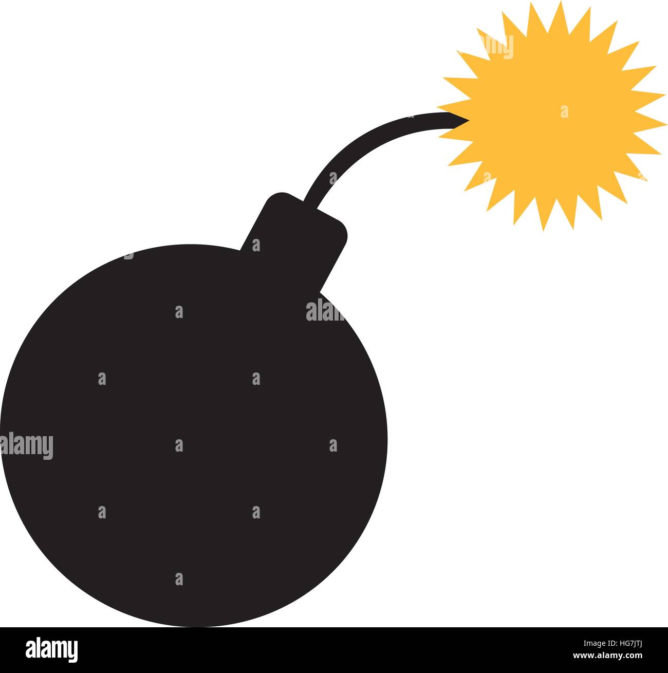 Bomb icon ignition Stock Vector Image & Art - Alamy
