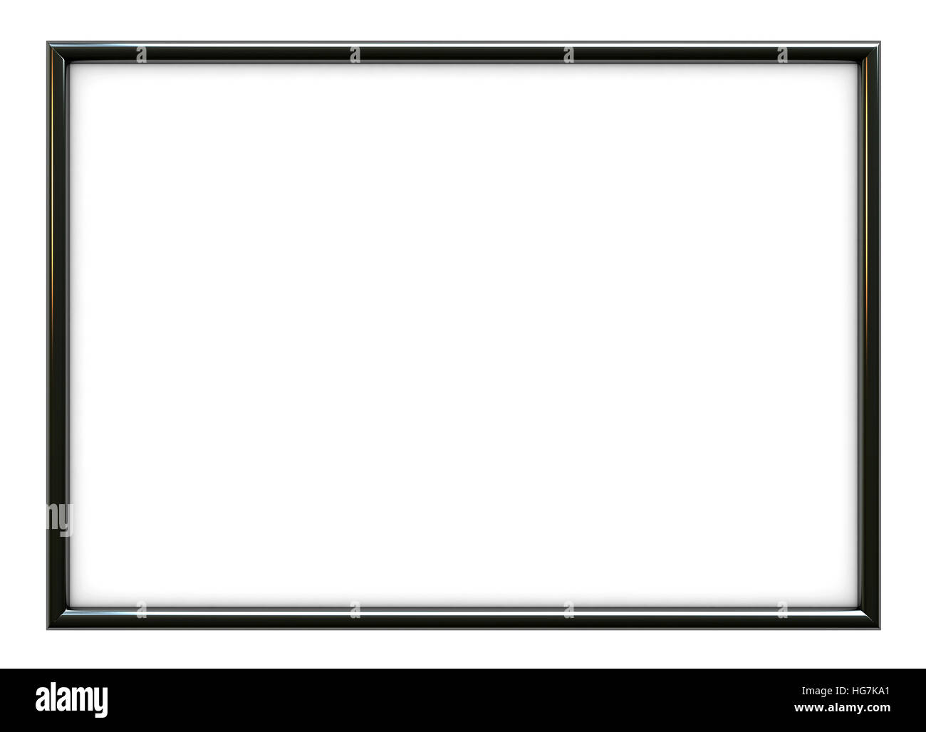 3d render of empty frame with place for your text or image isolated ...