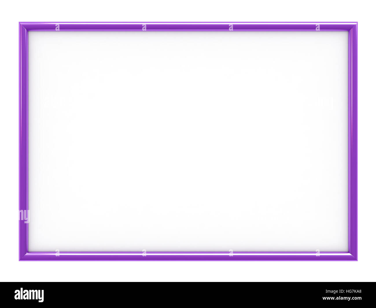 3d render of empty frame with place for your text or image isolated ...