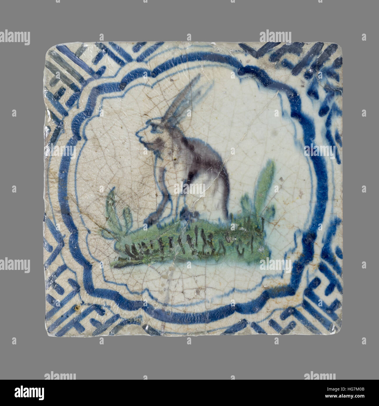 old Dutch tile from the 16th to the 18th century Stock Photo - Alamy