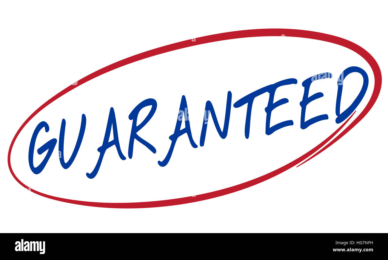 Guarantee Service Quality Insurance Benefits Concept Stock Photo - Alamy