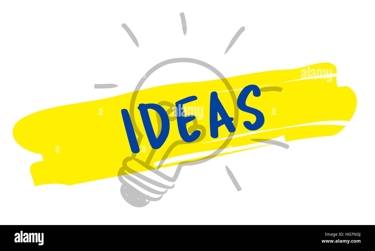 Ideas Creative Inspiration Bulb Concept Stock Photo - Alamy