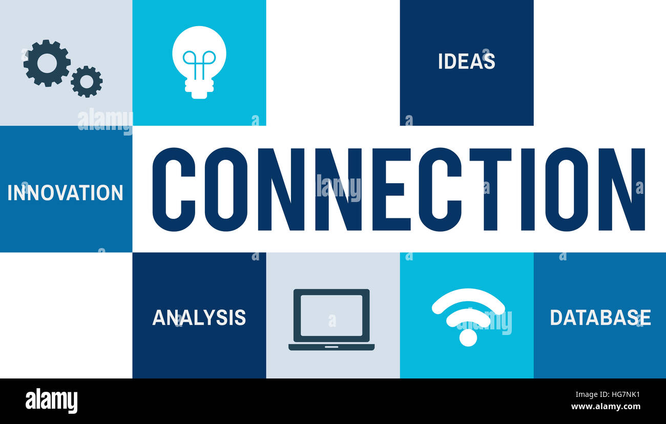 Communication Connection Idea Technology Concept Stock Photo - Alamy