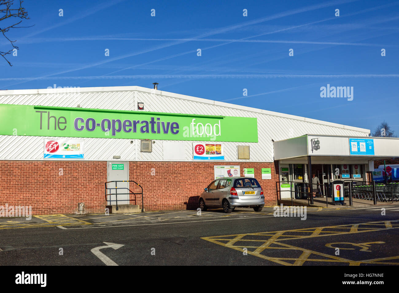 Selston,Nottinghamshire,UK.The co-operative store Stock Photo - Alamy