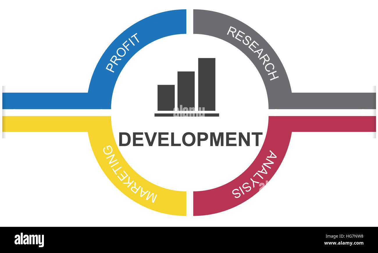 Target Achievement Mission Bar Chart Concept Stock Photo - Alamy