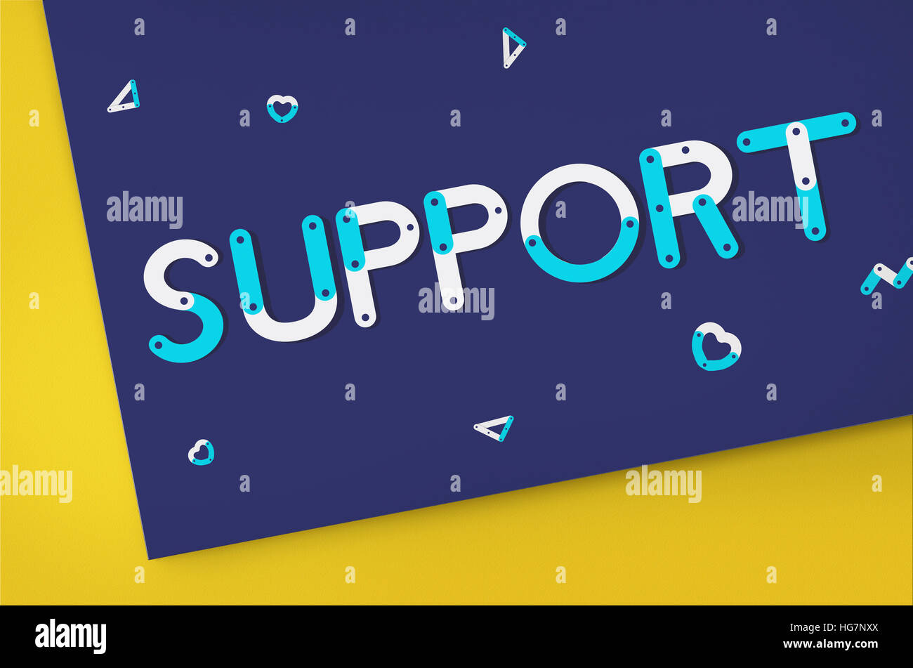 Geometric Font Charity Volunteer Concept Stock Photo - Alamy