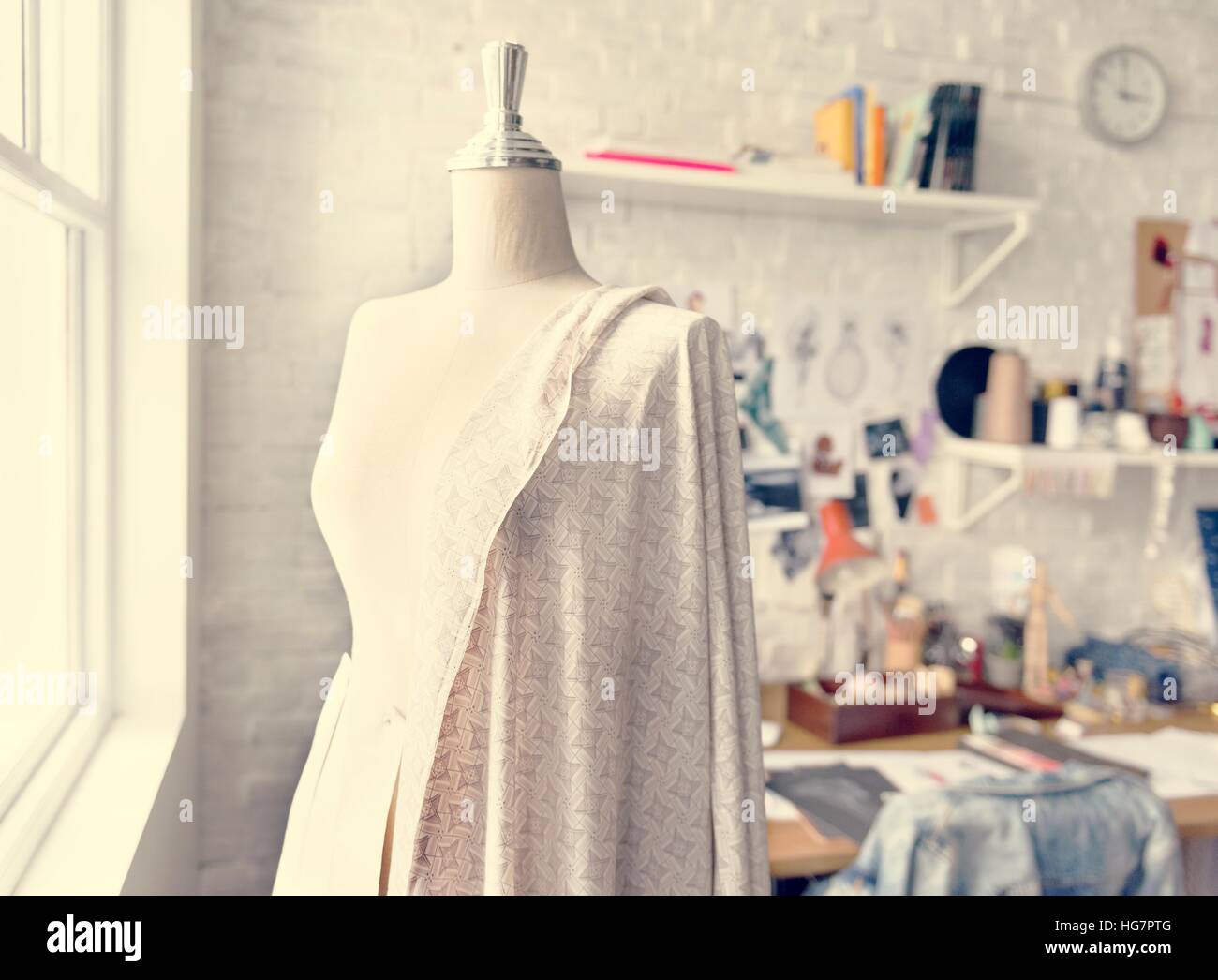 Fashion Design Mannequin Measurement Concept Stock Photo - Alamy