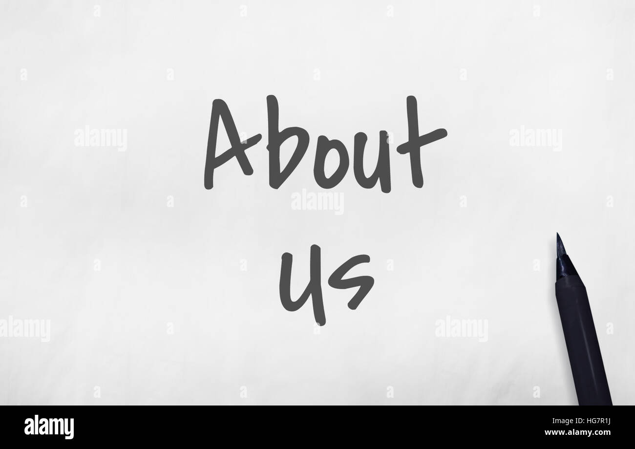 About Us Contact Service Support Profile Information Concept Stock ...