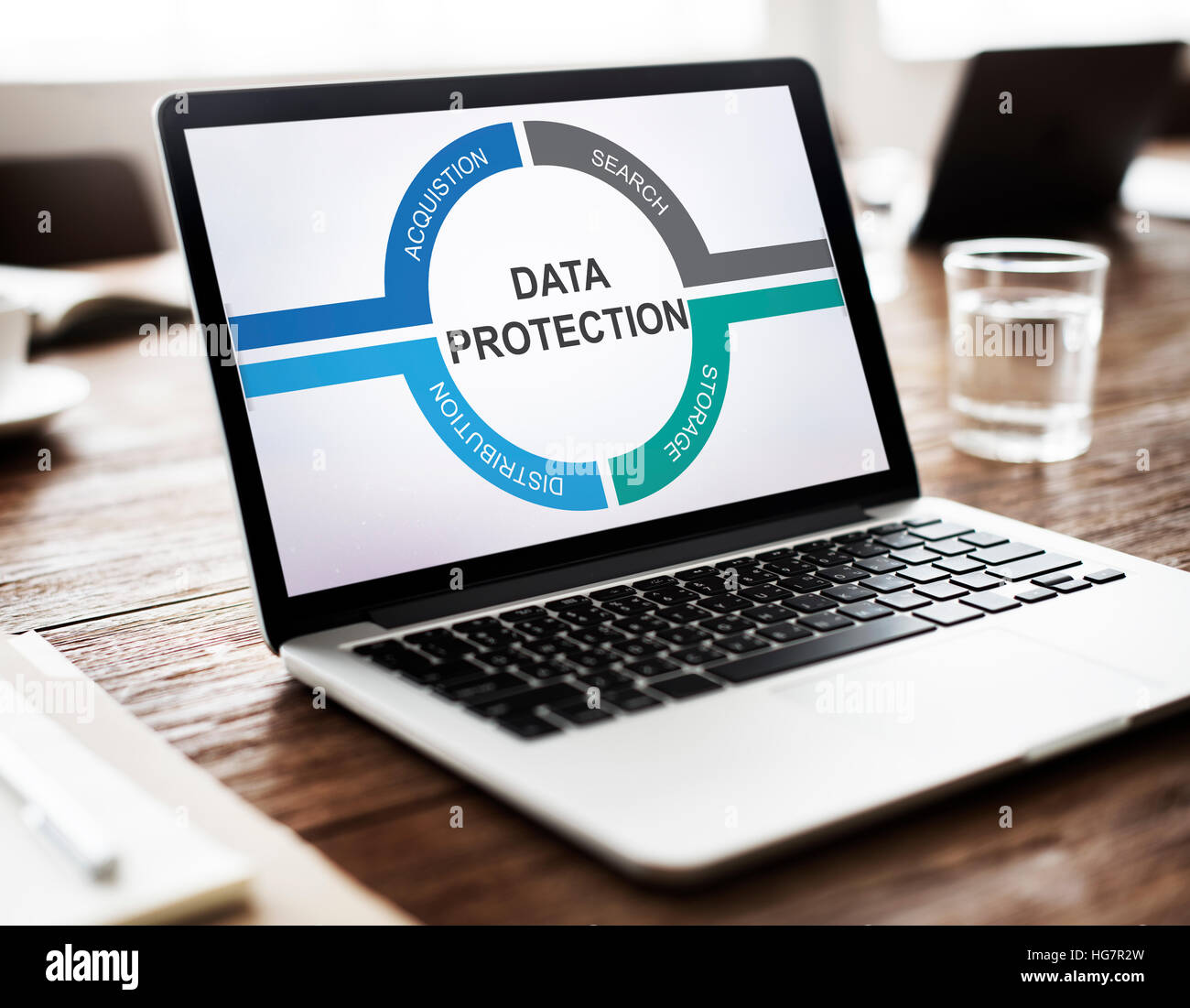 Data Information Protection Center Concept Stock Photo - Alamy