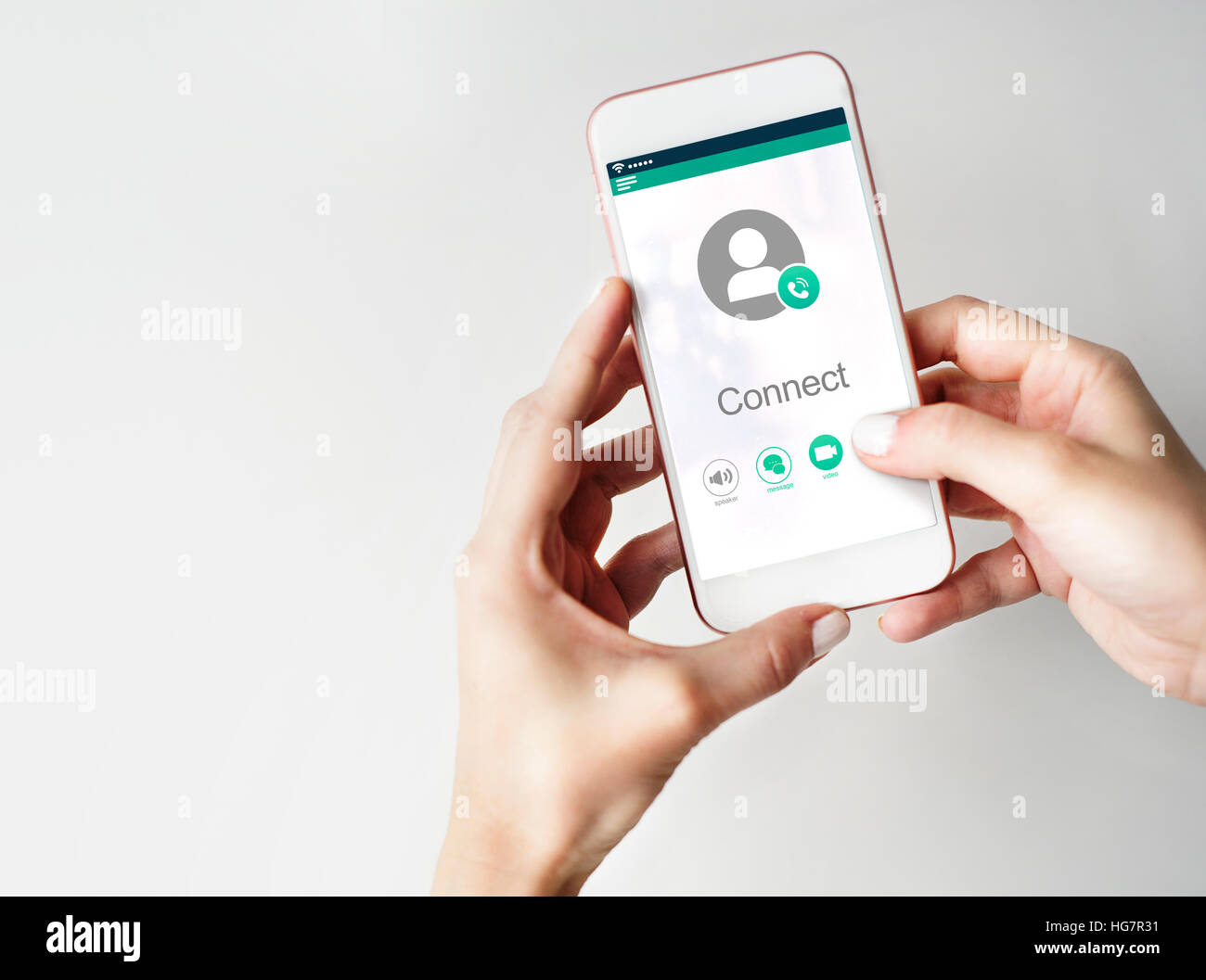Calling Communication Connect Networking Concept Stock Photo - Alamy