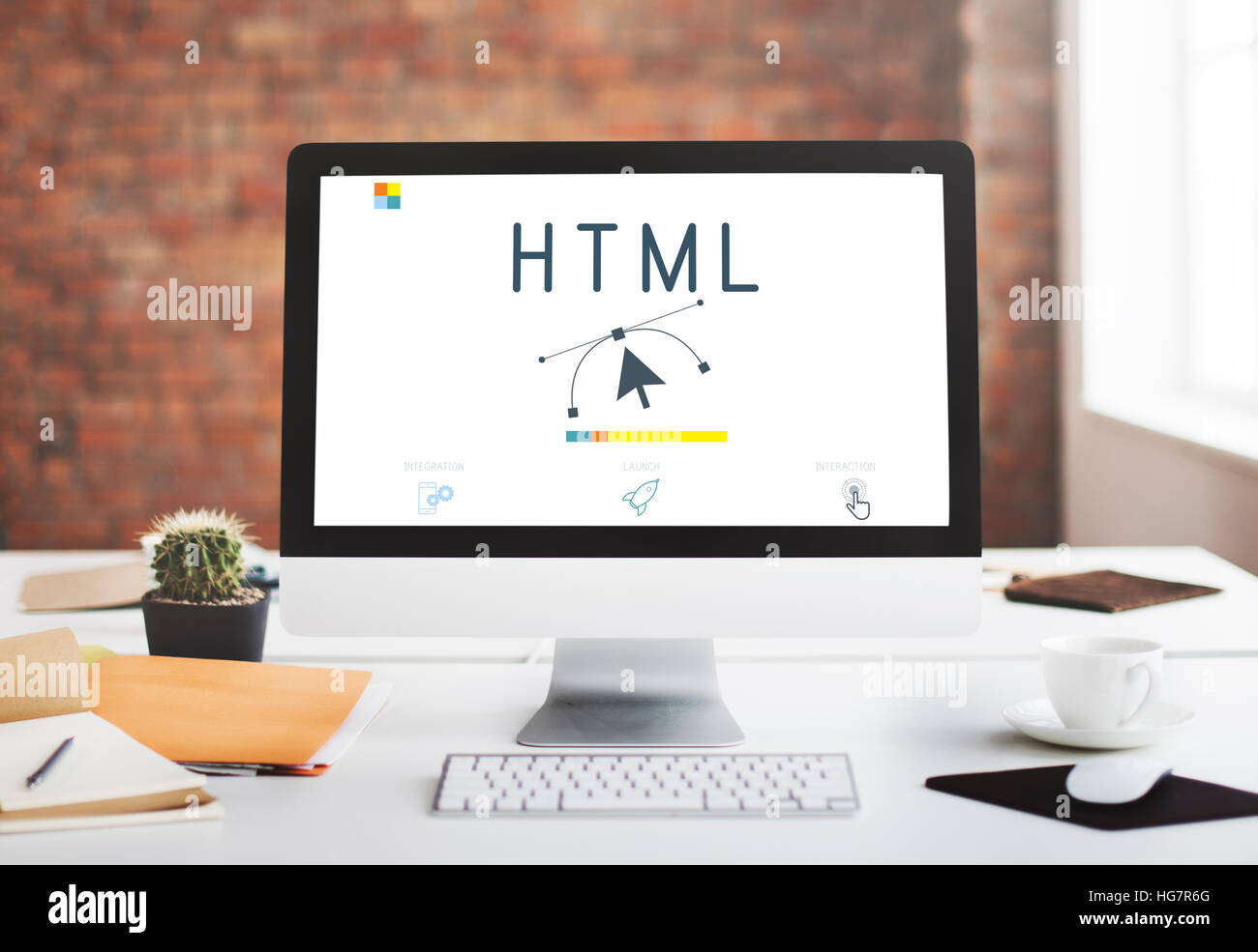 Responsive Design Website Template Layout Concept Stock Photo - Alamy