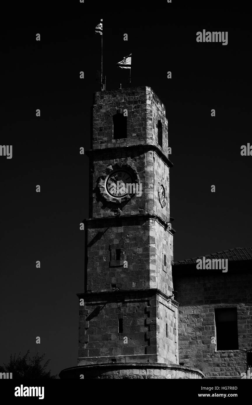 Israel flag image Black and White Stock Photos & Images - Alamy