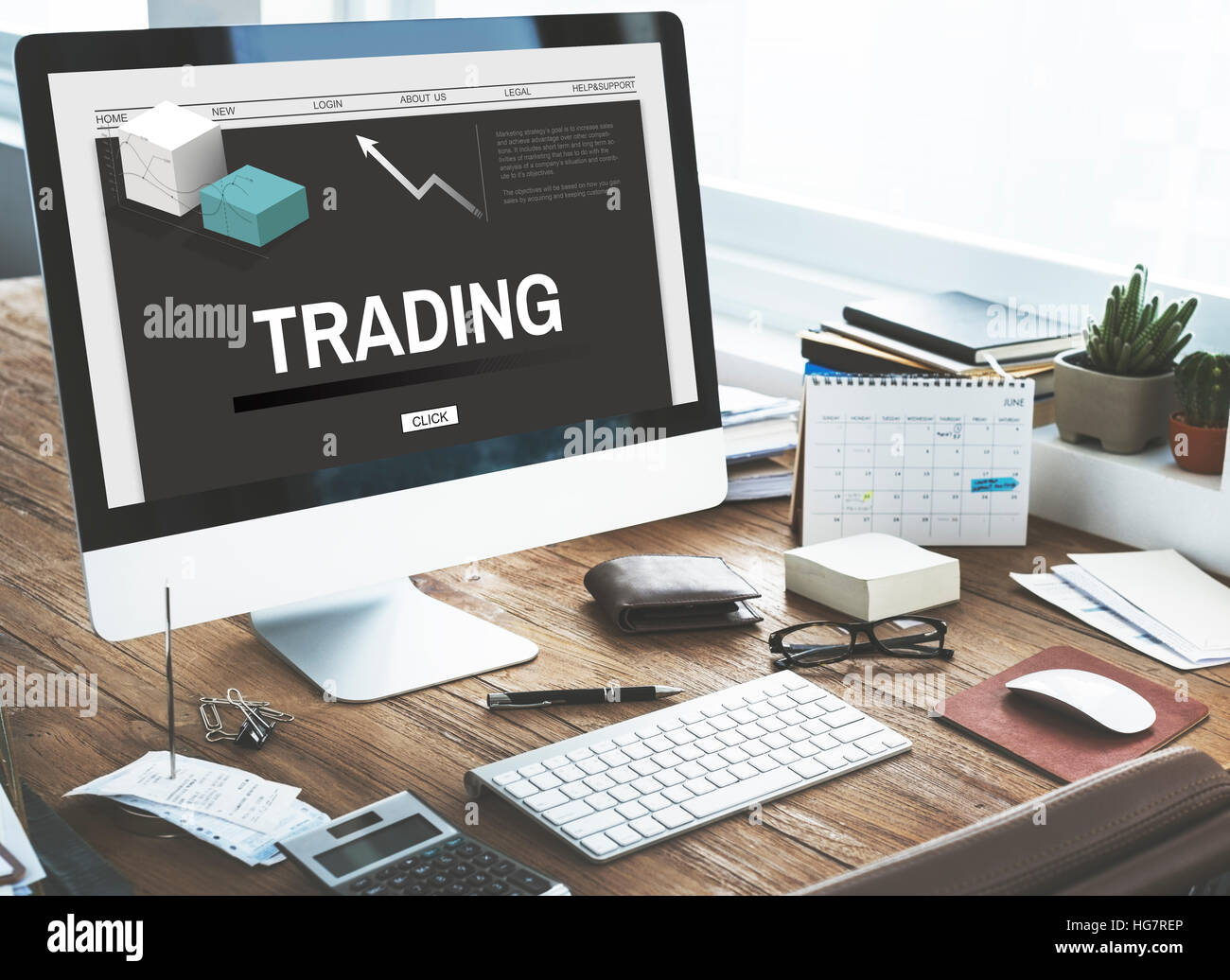 Trading Business Strategy Development Concept Stock Photo - Alamy