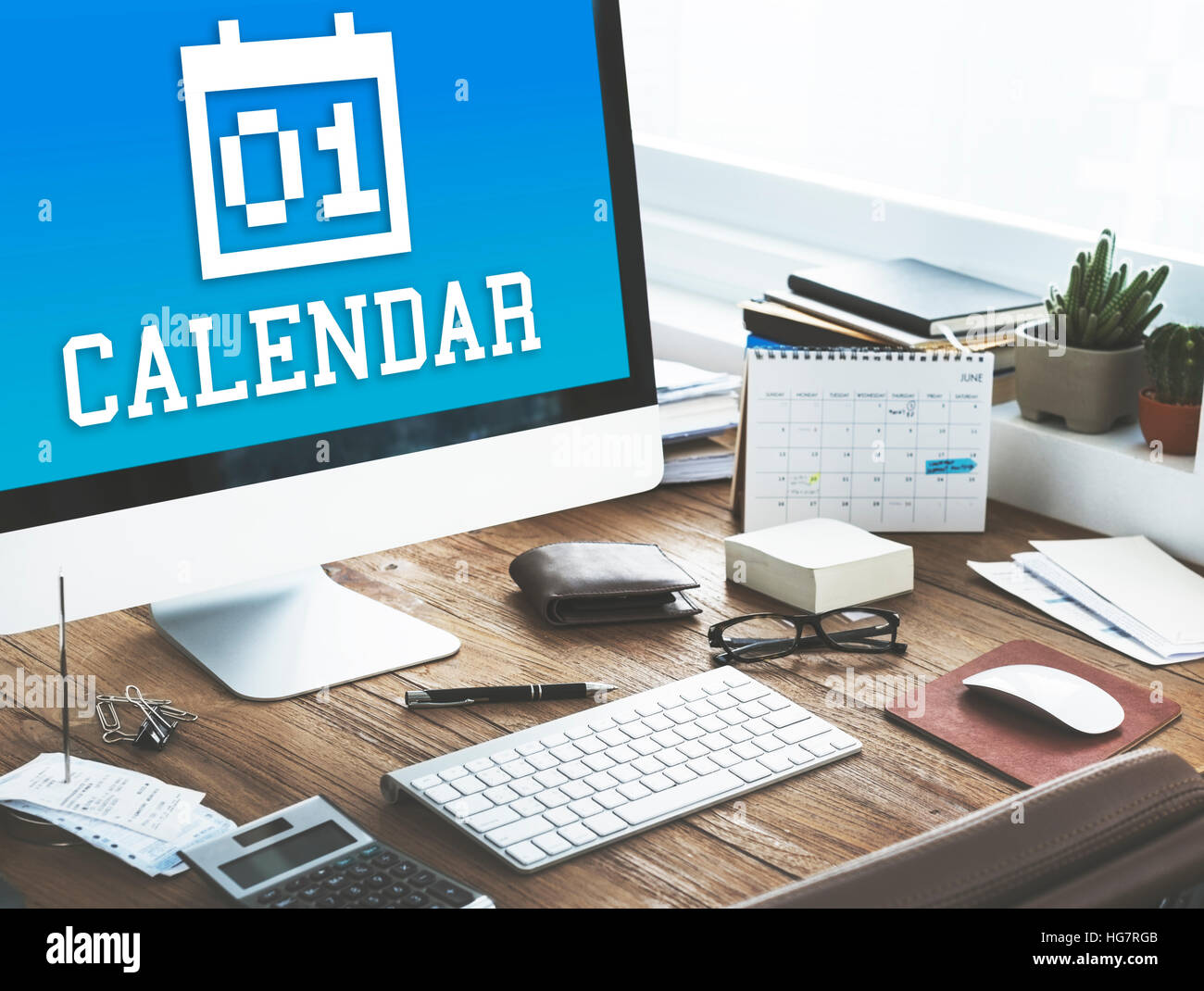Calendar Appointment Meeting Reminder Events Concept Stock Photo - Alamy