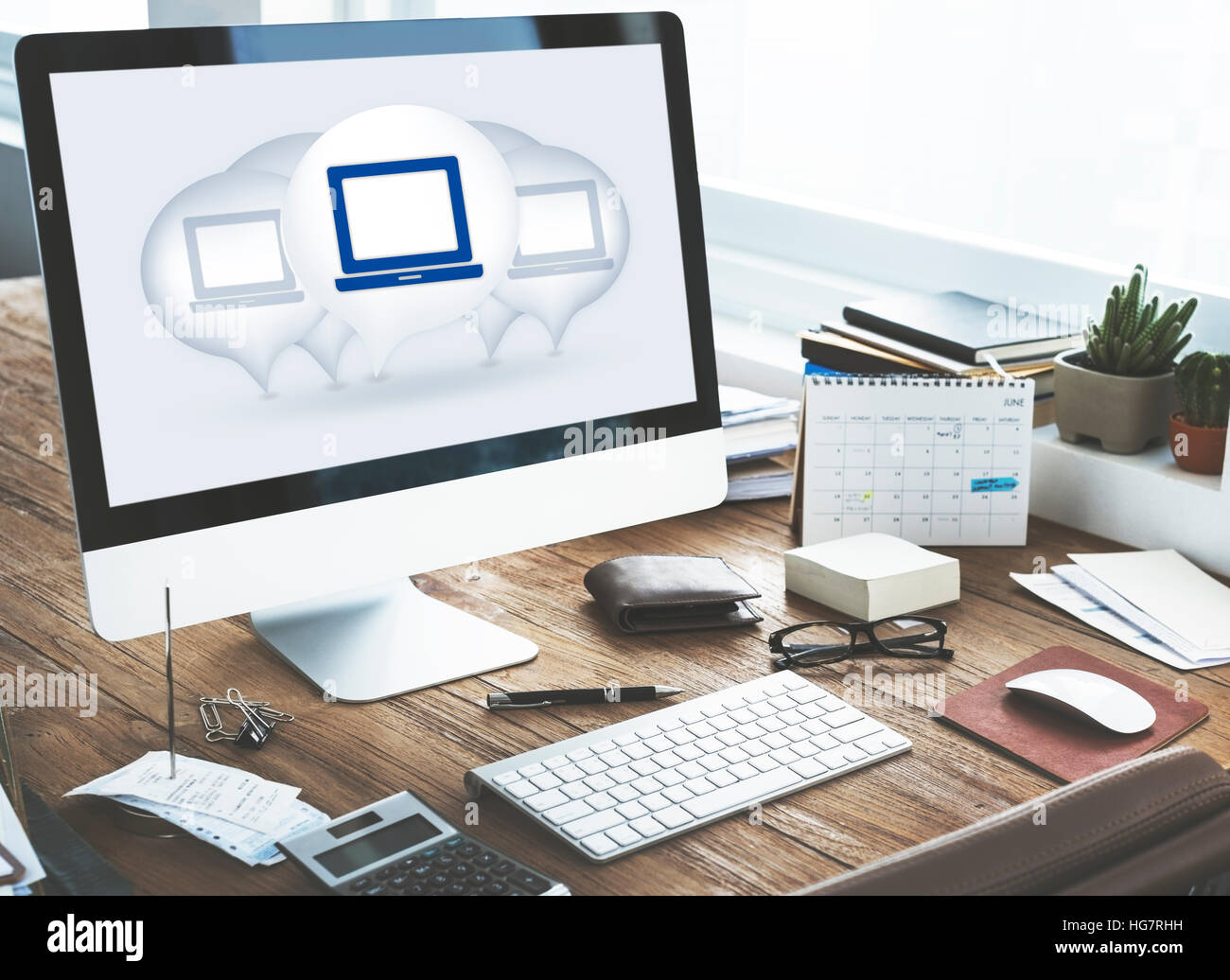 Computer Device Electronic Technology Concept Stock Photo - Alamy