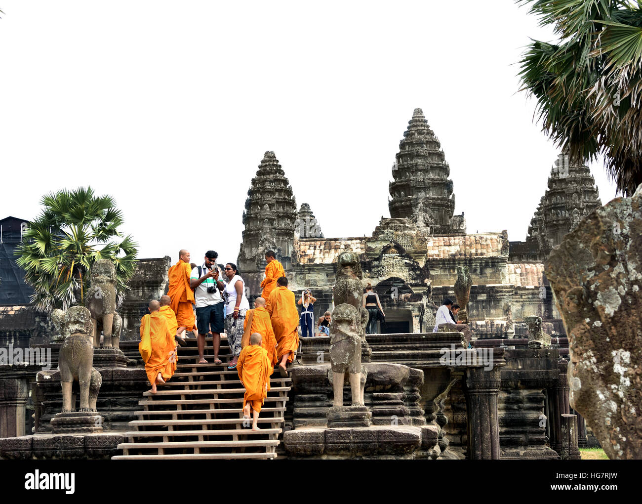 Angkor Wat temple largest religious monument in the world, constructed ...