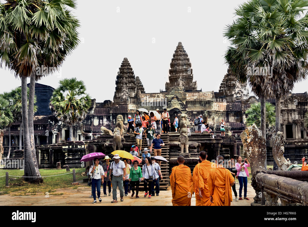 Angkor Wat temple largest religious monument in the world, constructed ...