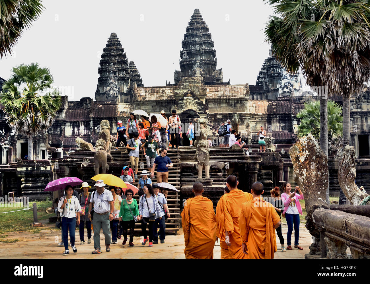 Angkor Wat temple largest religious monument in the world, constructed ...