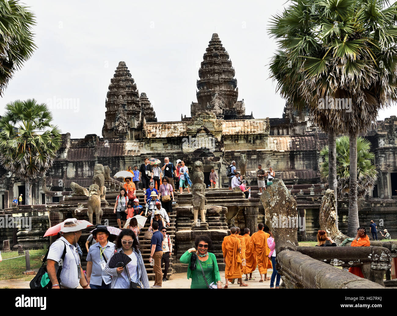 Angkor Wat temple largest religious monument in the world, constructed ...