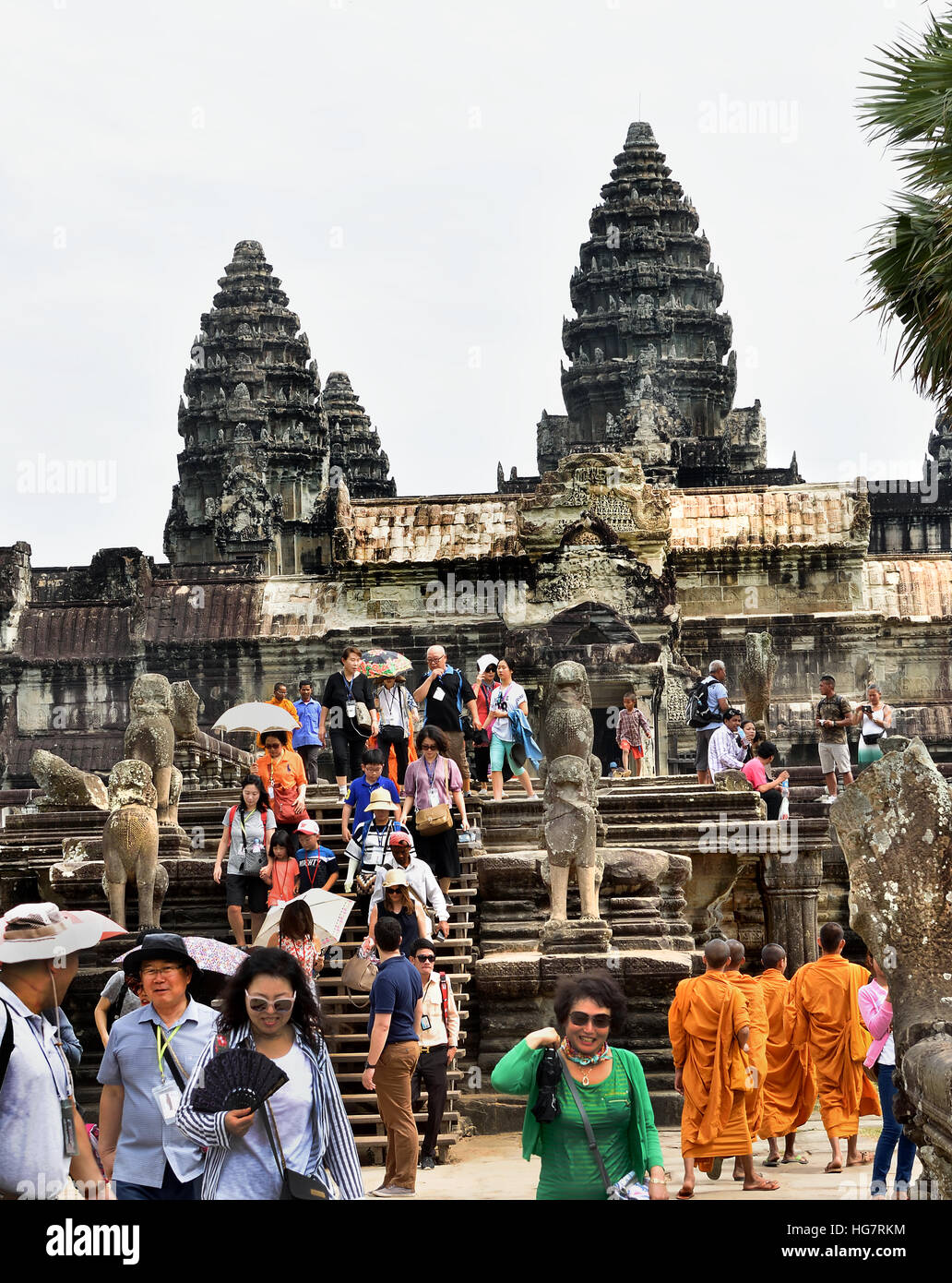 Angkor Wat temple largest religious monument in the world, constructed ...