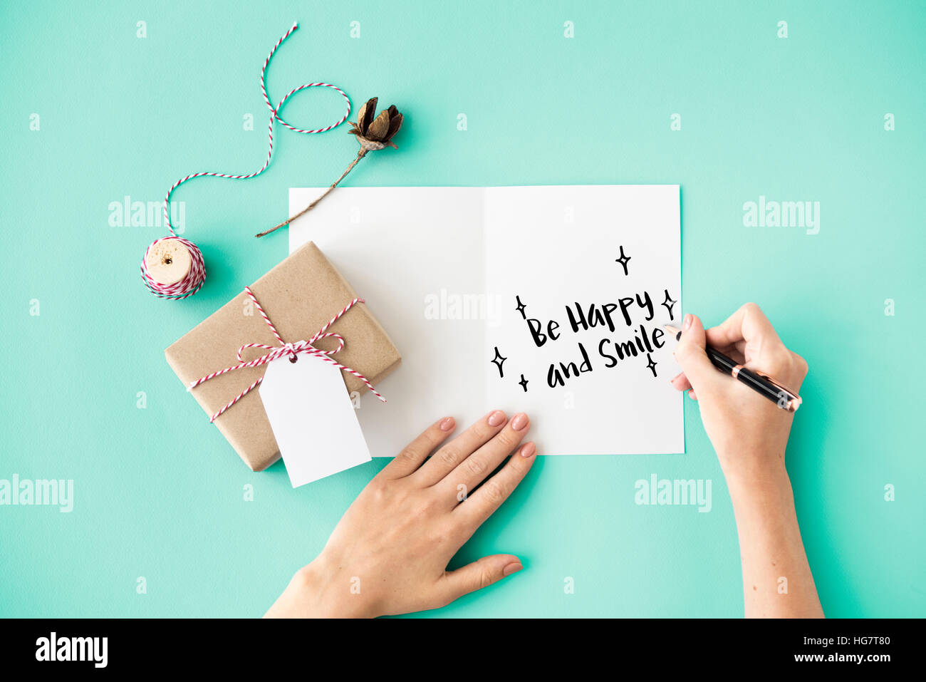 Celebration Card Writing Concept Stock Photo - Alamy