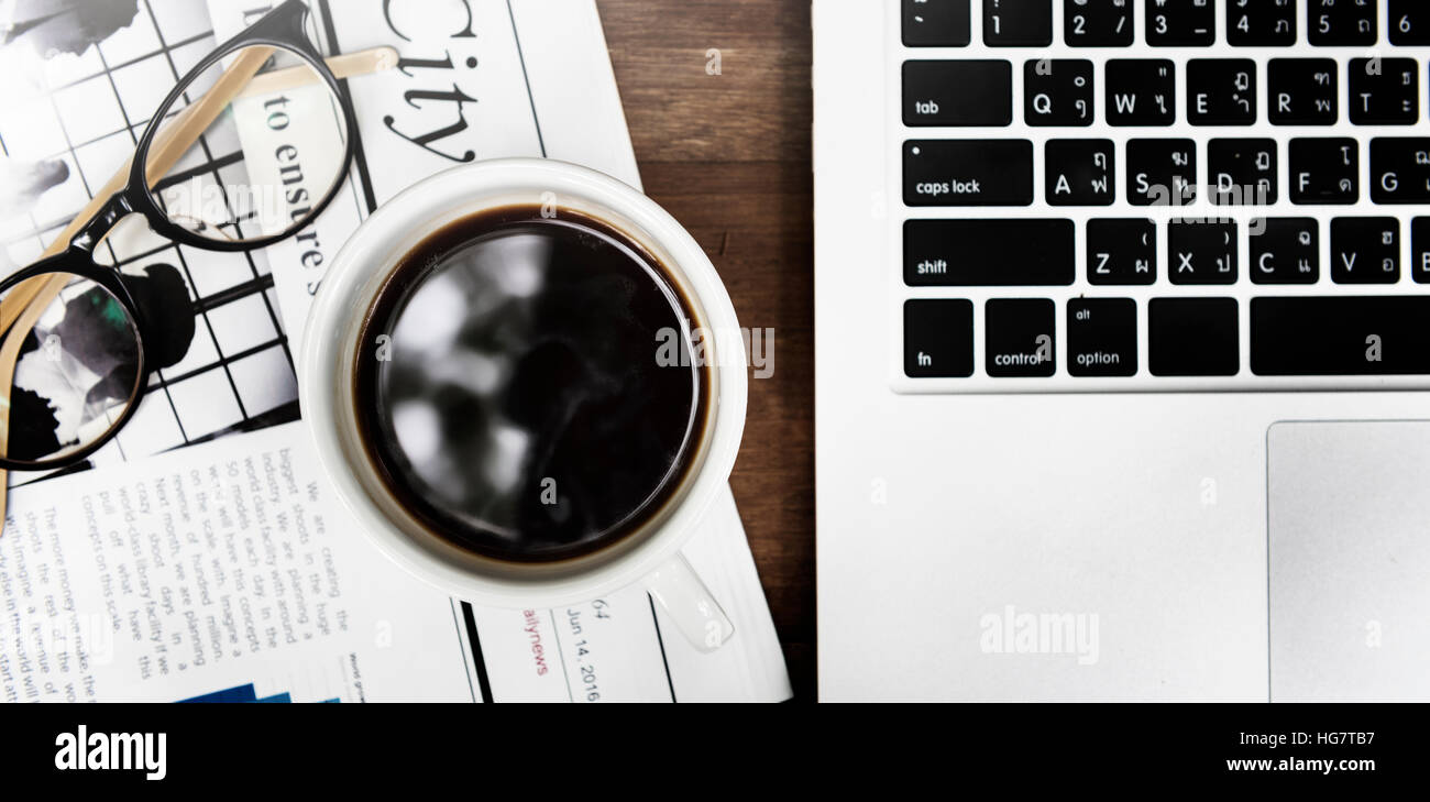 Coffee Cafe Calm Chill Drink Relaxation Concept Stock Photo - Alamy