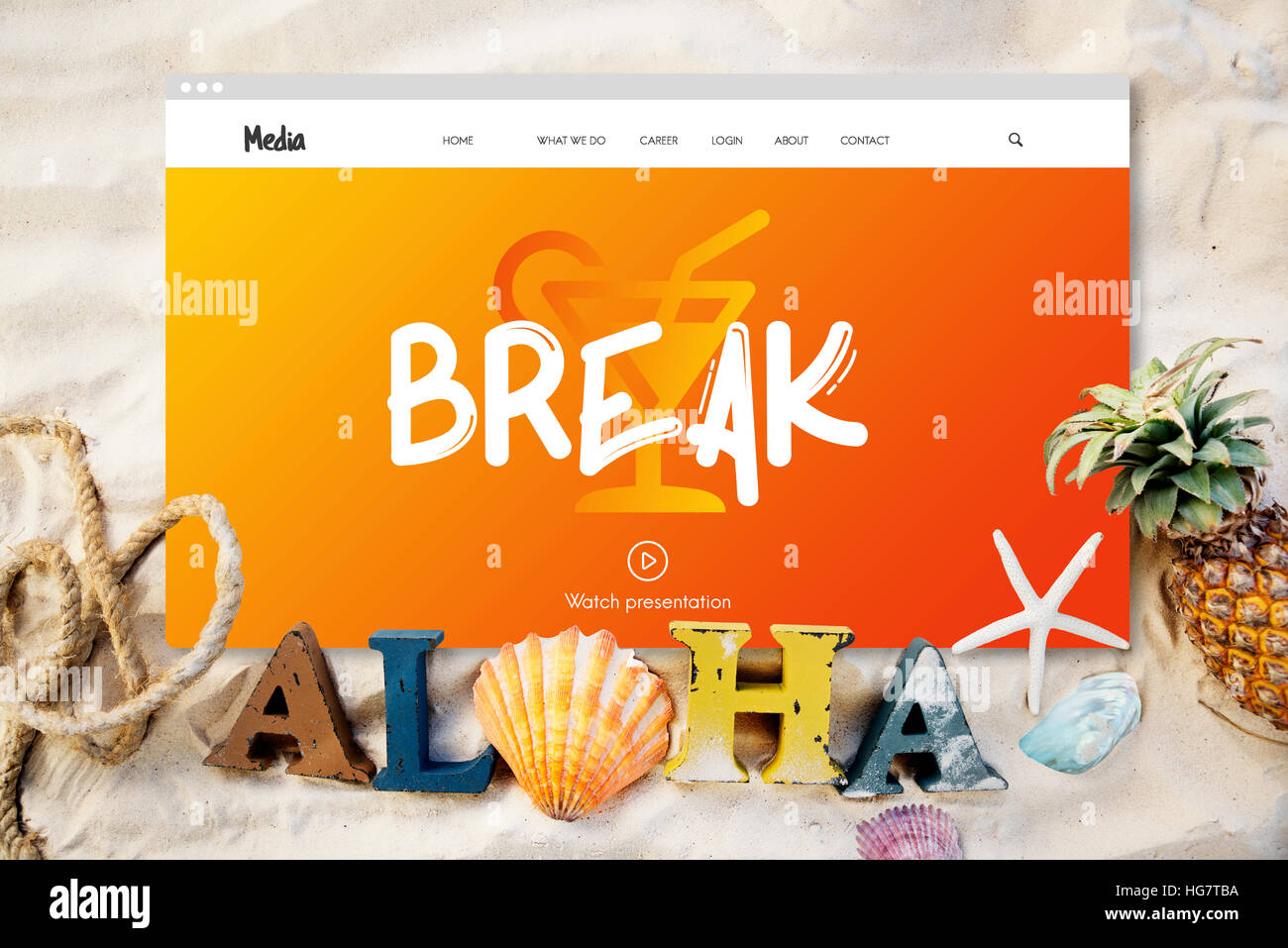 Vacation Break Relax Chill Concept Stock Photo - Alamy