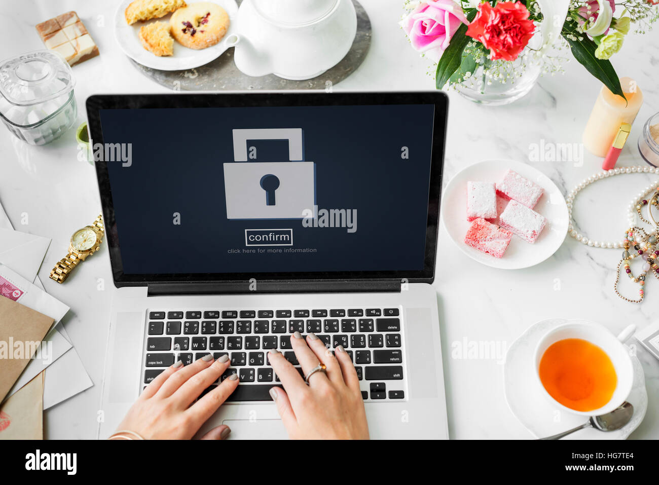 Lock Safety Data Protection Concept Stock Photo - Alamy