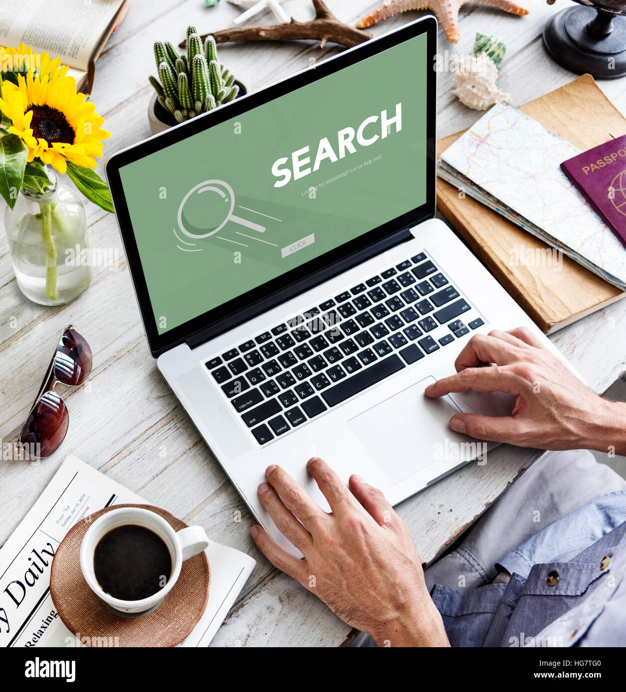 Search Internet Modern Technology Concept Stock Photo - Alamy