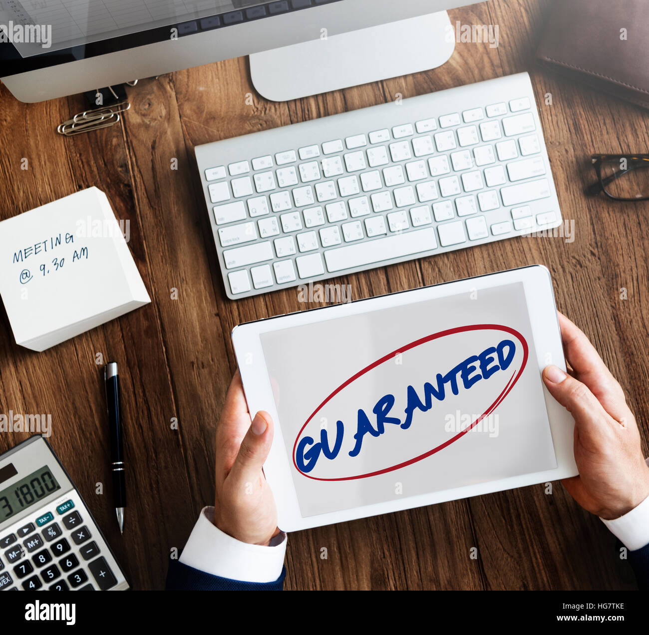 Guarantee Service Quality Insurance Benefits Concept Stock Photo - Alamy