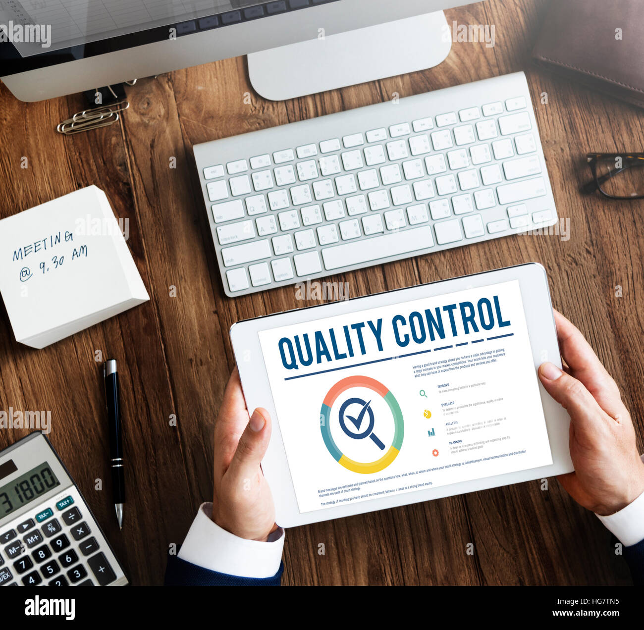 Quality Control Check Product Concept Stock Photo - Alamy