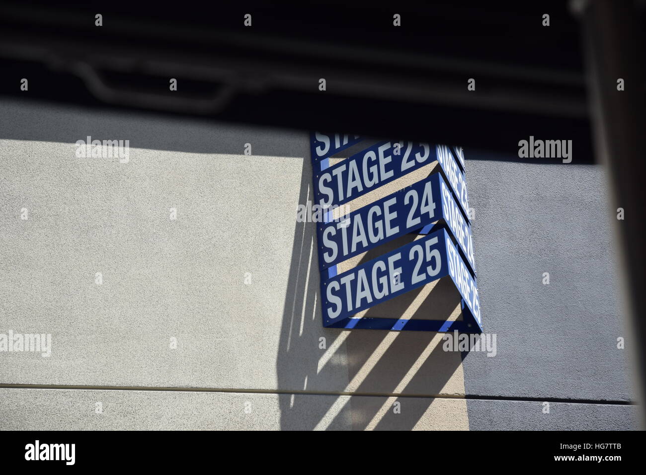 Stage 24 and 25 sign at Universal Studios Stock Photo - Alamy