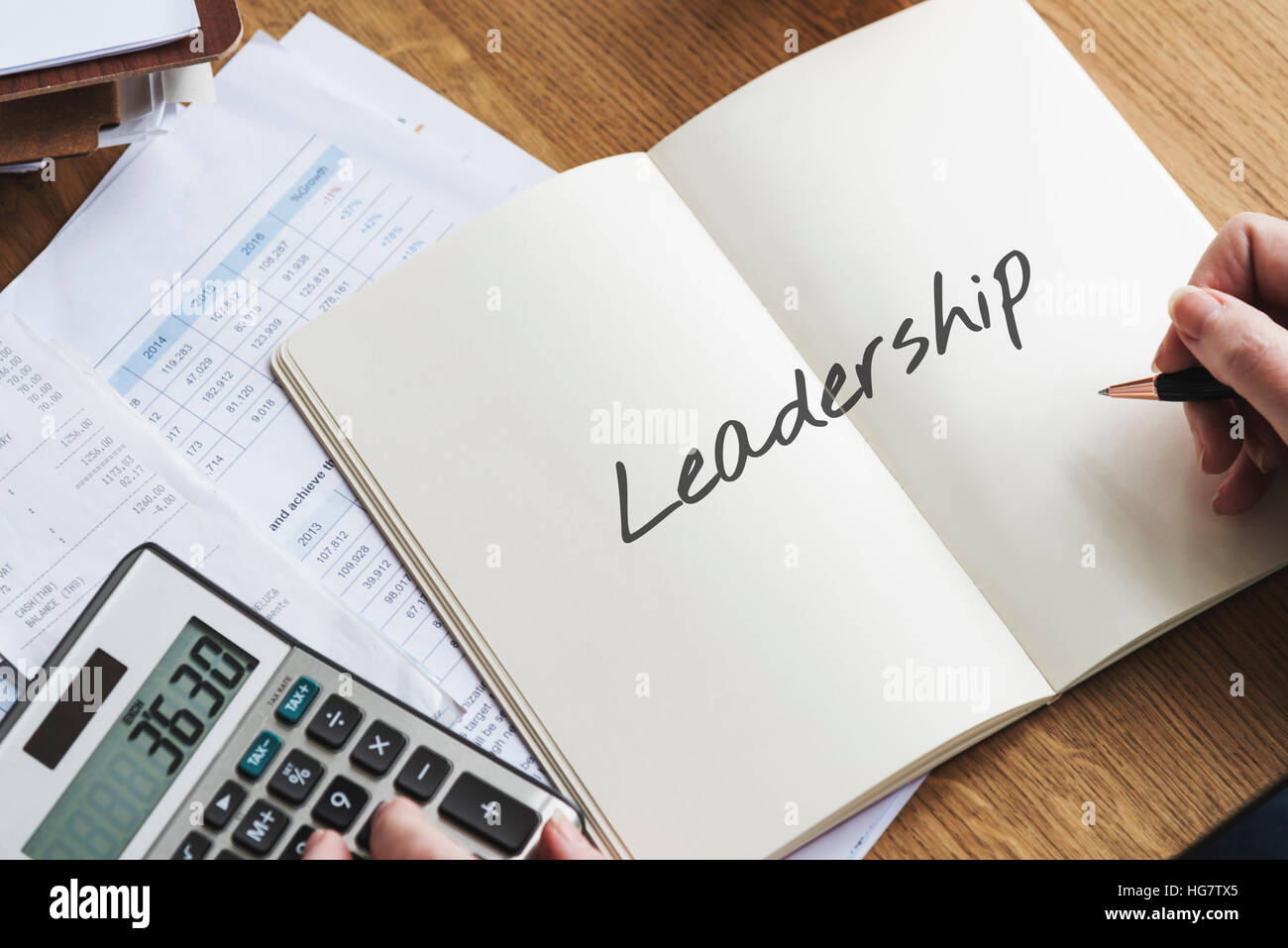 Learn and Lead Leadership Management Organization Concept Stock Photo ...