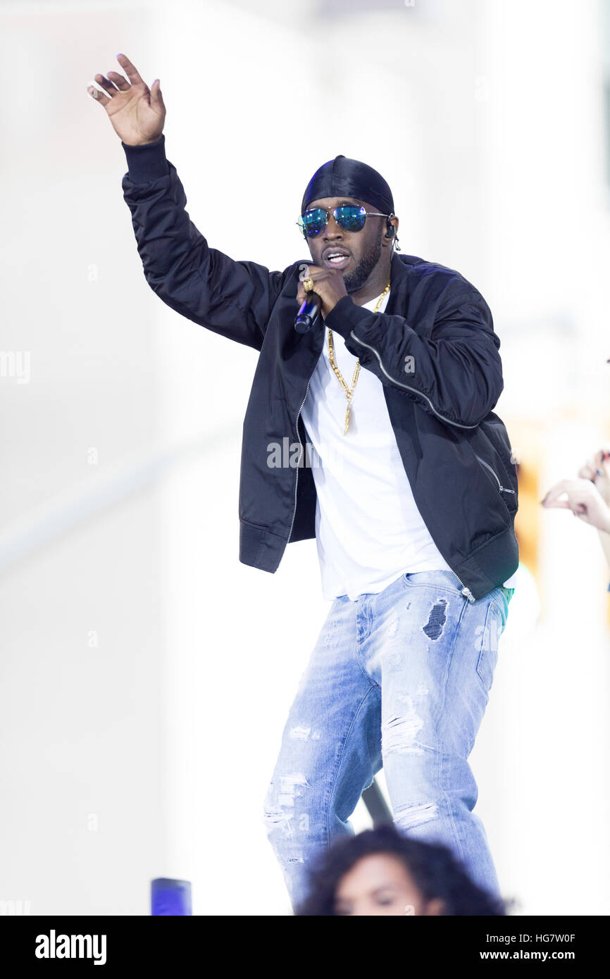 P Diddy performs on the Today Show in support of the 20th Anniversary ...