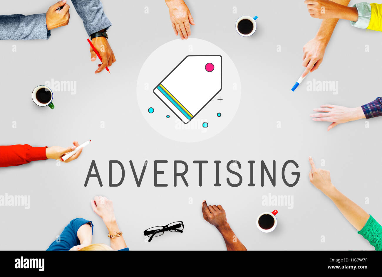 Brand Design Ideas Imagination Logo Tag Concept Stock Photo - Alamy