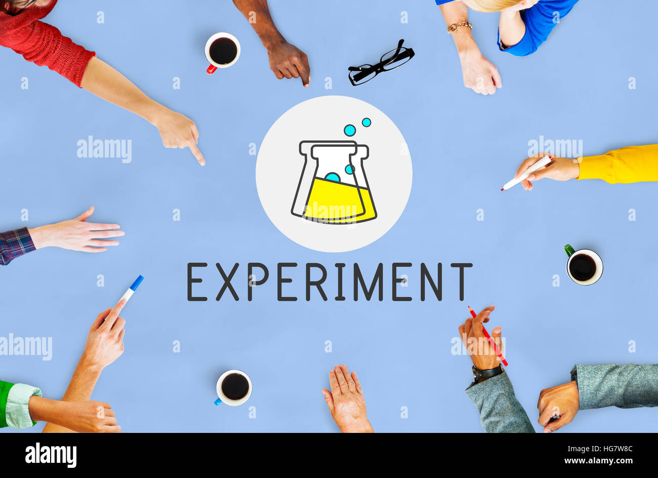 Science Lab Experiment Beaker Icon Concept Stock Photo - Alamy