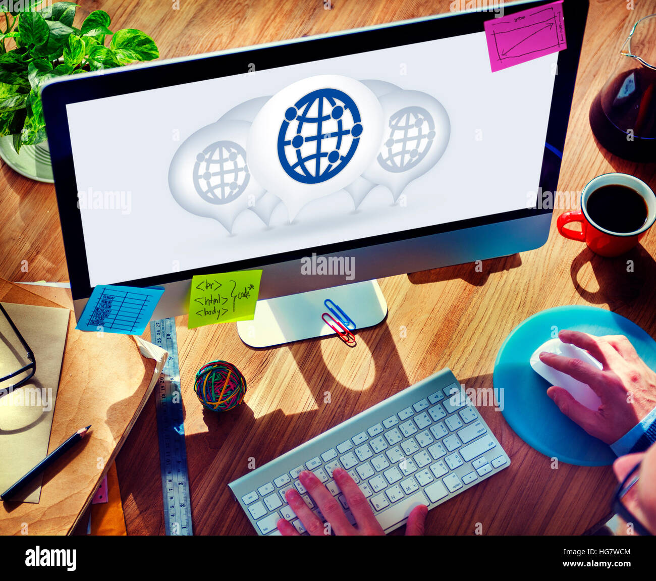 Global Communication Connecting International Concept Stock Photo - Alamy