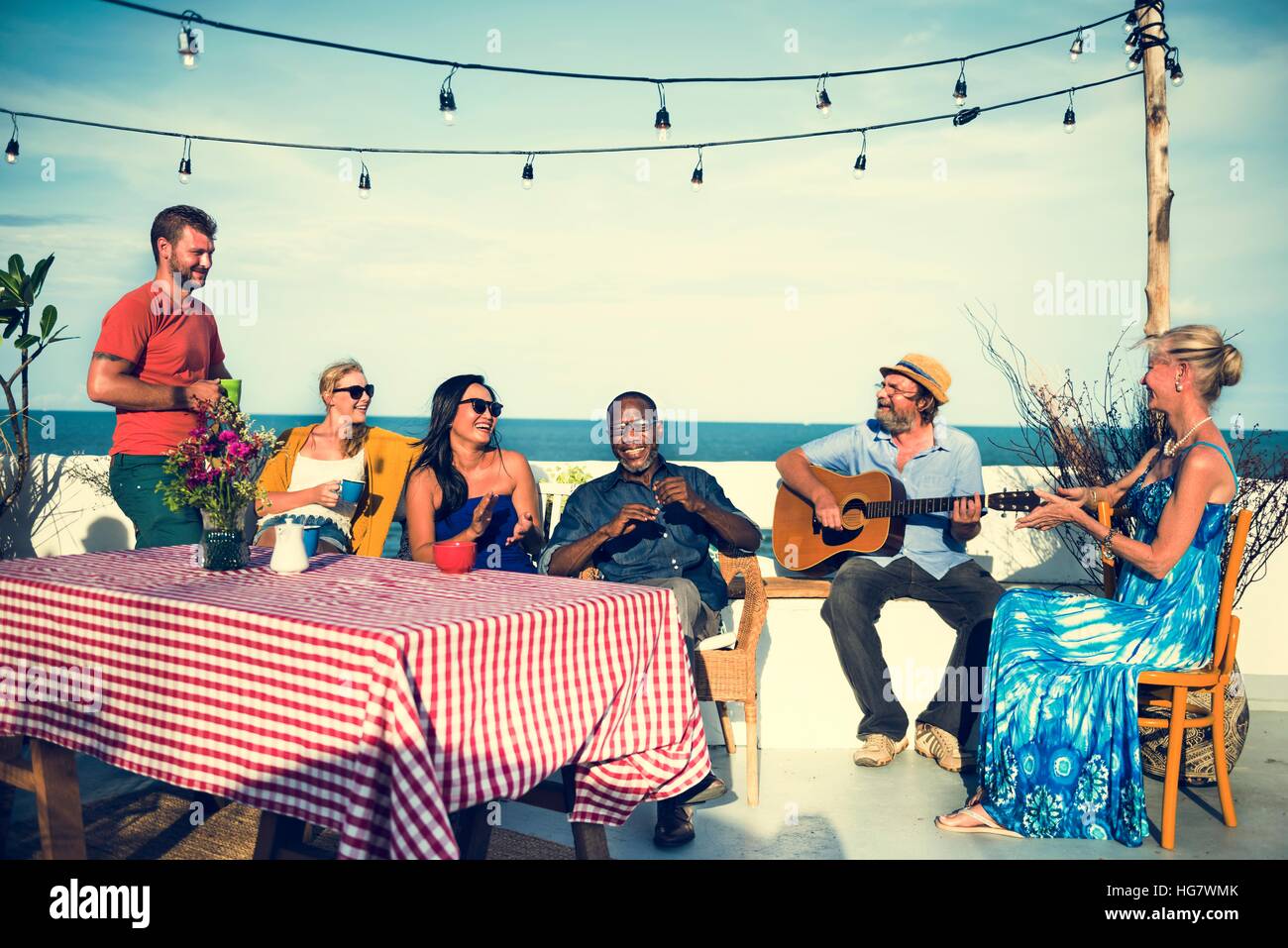Group Of People Together Concept Stock Photo - Alamy