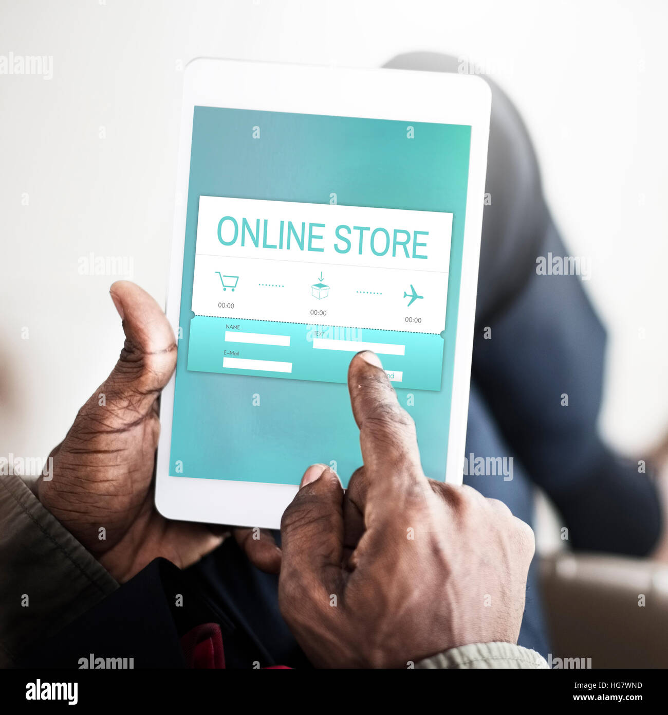 Online E-Commerce Shopping Interface Concept Stock Photo - Alamy