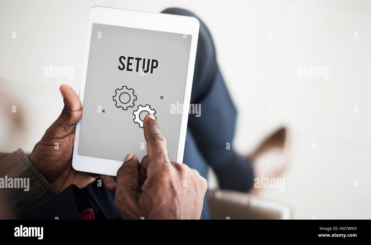 Configuration Setup System Concept Stock Photo - Alamy