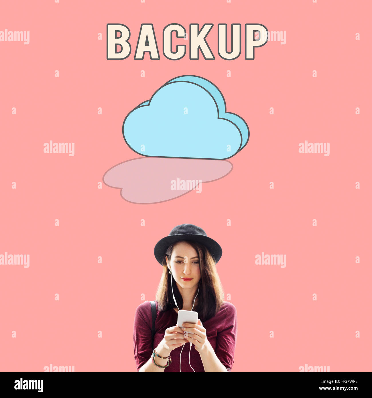 Data Backup Information Technology Concept Stock Photo - Alamy