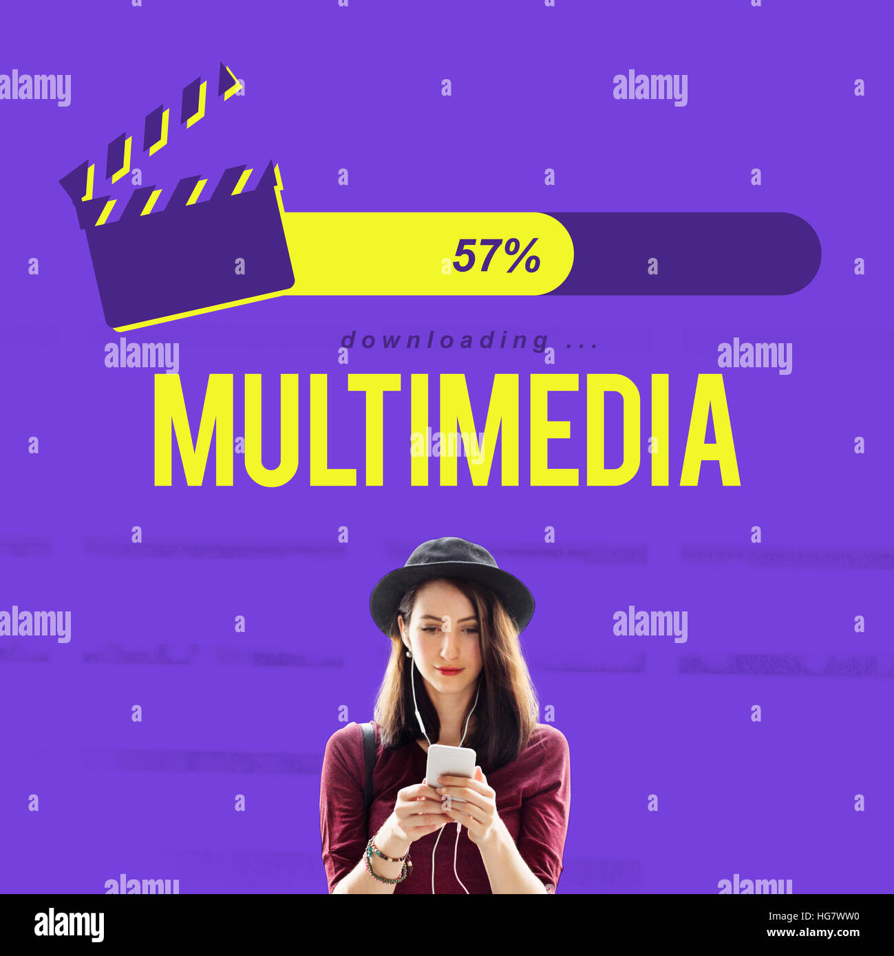 Entertainment Multimedia Theatre Movies Concept Stock Photo - Alamy