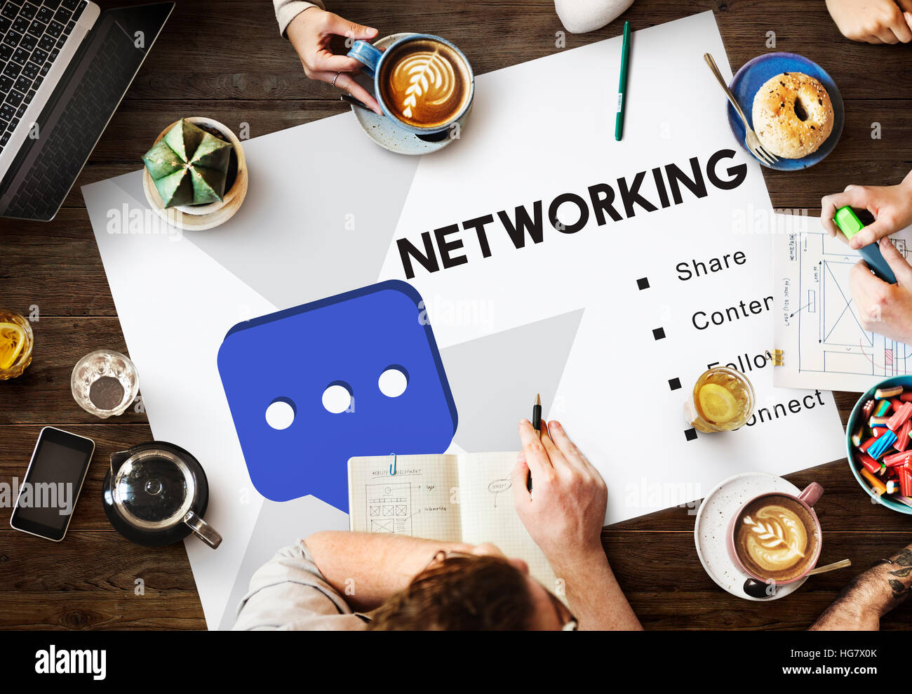 Social Network Communication Connection Concept Stock Photo - Alamy