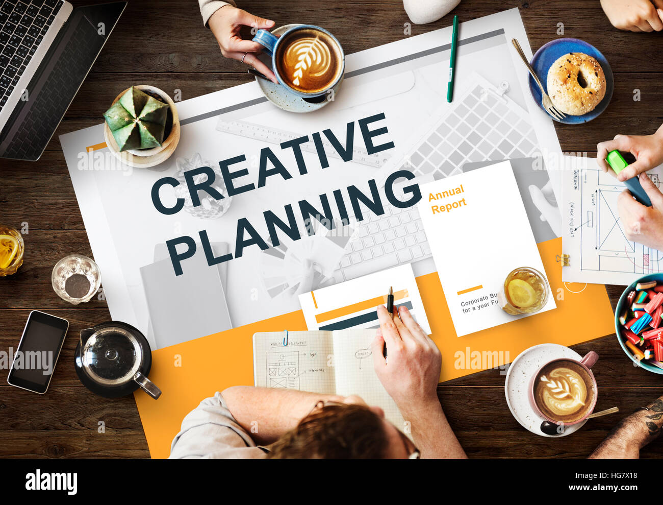 Creative Thinking Process Design Graphic Concept Stock Photo - Alamy