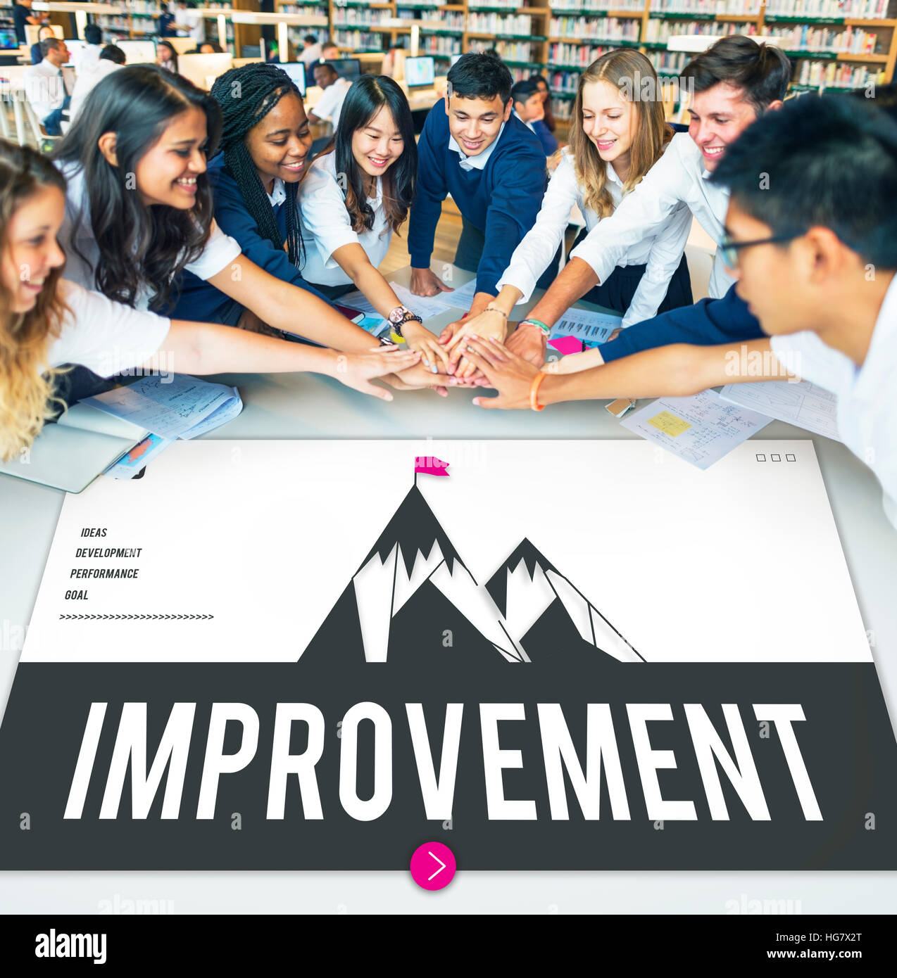 Challenge Target Improvement Strategy Concept Stock Photo - Alamy