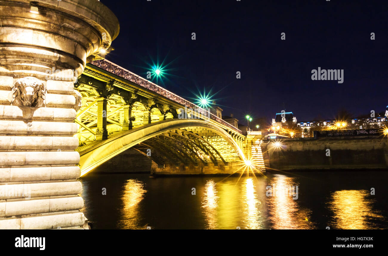 The Pont Notre-Dame is a bridge that crosses the Seine in Paris, France ...